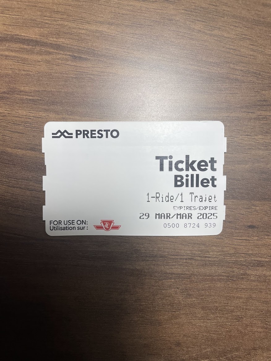 The Many Valid Transit Fares in Toronto | Alex Wang’s Blog